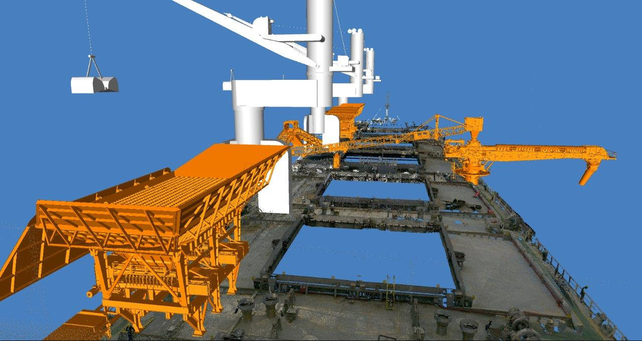 Conversion of bulk carrier into transhipper · Interprogetti Genova